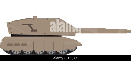 Side view of a military war tank - Vector Stock Vector Image & Art - Alamy