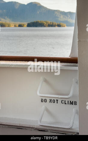 Ladder rungs on white ship mast Stock Photo - Alamy