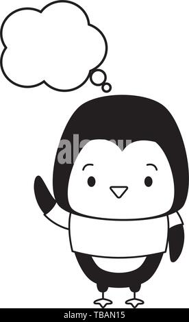 cartoon waving bird with speech bubble Stock Vector Image & Art - Alamy