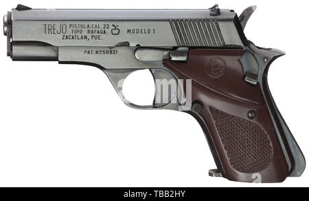 A machine pistol Trejo Modelo 1, Tipo Rafaga Cal..22 l.r, no. 12035 ...
