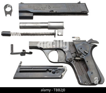 A machine pistol Trejo Modelo 1, Tipo Rafaga Cal..22 l.r, no. 12035 ...