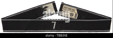 A cuff title of the 7th SS-Division "Prinz Eugen" for enlisted men ...