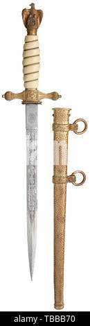 THE JOHN PEPERA COLLECTION, A M 1938 Dagger for Naval Officer, Maker W ...