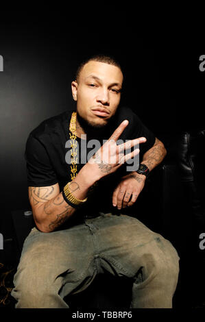 T-Streets backstage at the Lil Wayne "I am Music Tour" at the Gibson ...