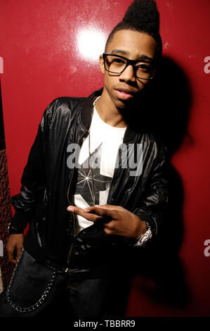 Lil Twist backstage at the Lil Wayne "I am Music Tour" at the Gibson ...