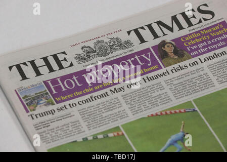 The Times Masthead Stock Photo - Alamy