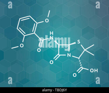 Meticillin is a narrow-spectrum beta-lactam antibiotic of the ...