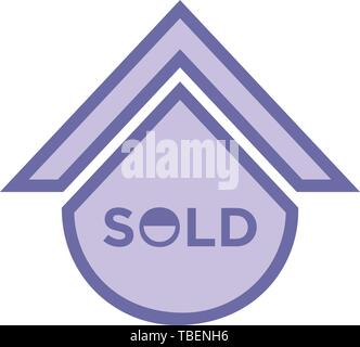 Sold sign linear icon Stock Vector Image & Art - Alamy