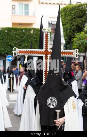 Almeria, Spain, Easter, Holy Week, 03-23-2018. Detail sculpture of ...