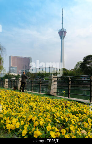 Chengdu television tower 339 Stock Photo - Alamy