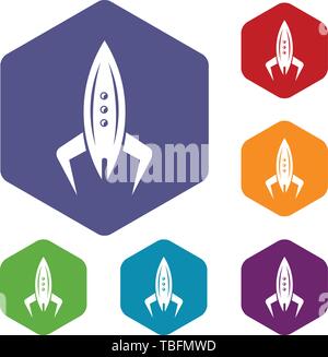 Future technology icons vector hexahedron Stock Vector Image & Art - Alamy