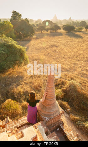 Tourism in Pangan, Myanmar Stock Photo - Alamy