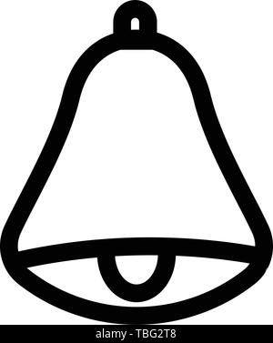 christmas bell icon Stock Vector Image & Art - Alamy