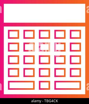 Calculator sign icon - vector Stock Vector Image & Art - Alamy