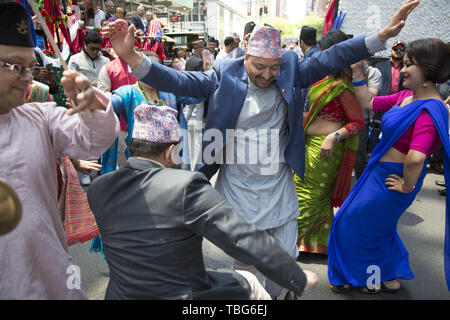 4th annual Nepal Day Parade in 2019 on Madison Avenue in New York City ...
