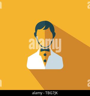 School - boy icon - Flat vector illustration Stock Vector Image & Art ...