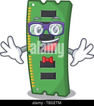 Geek memory card character cartoon Stock Vector Image & Art - Alamy