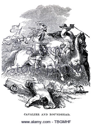 Cavalier Soldiers - English Civil War, 1642–1651 Stock Photo - Alamy