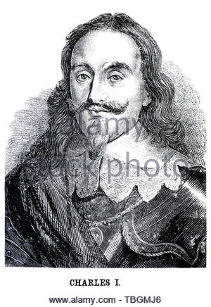 The Execution of King Charles I - Vintage British Cigarette Card ...