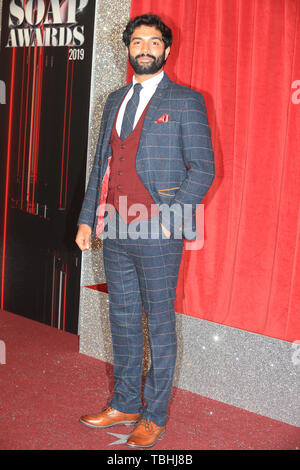 Charlie de Melo who plays Imran Habeeb in Coronation Street attending ...