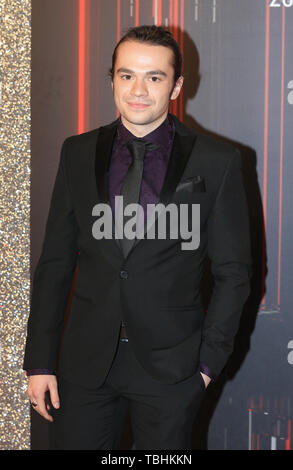 Harry Visinoni attending the British Soap Awards 2018 held at The ...