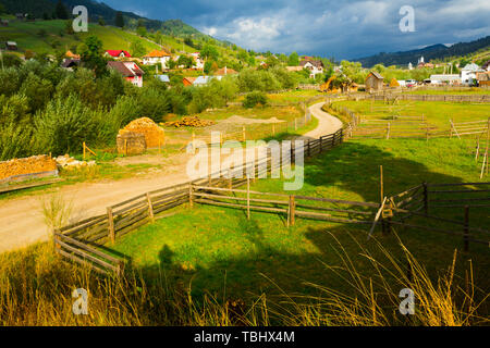 Old Sadova village is in Karpaty in Romania Stock Photo - Alamy