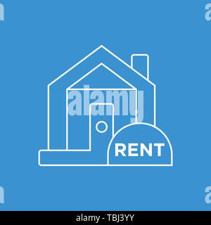 House rent sign icon - vector Stock Vector Image & Art - Alamy
