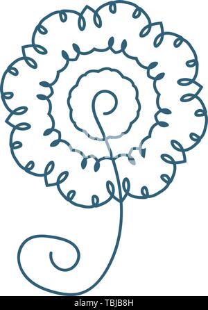 Calligraphy flower vector Stock Vector Image & Art - Alamy