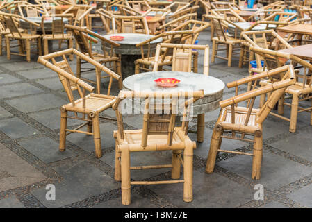 Heming Tea Society, Chengdu People's Park, Sichuan Stock Photo - Alamy