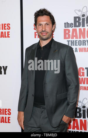 Brian Thomas Smith attending the Big Bang Theory Series Finale Party ...