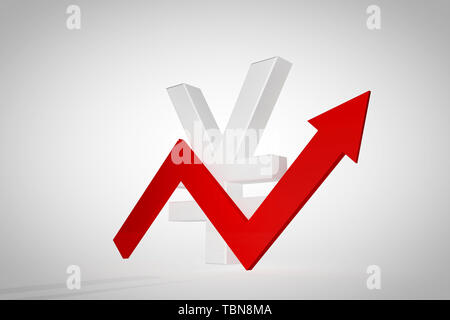 RMB and exchange rate graph on display Stock Photo - Alamy