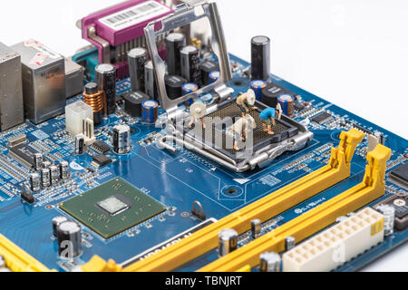 Computer motherboard creative toy picture Stock Photo - Alamy