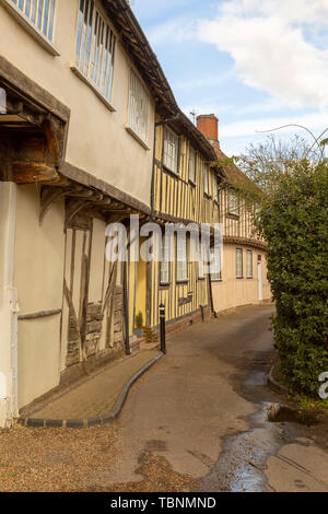 Historic buildings timber framed weavers cottages, Butchers Lane ...