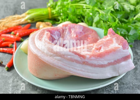 Five-flower pork ingredients high-definition big picture Stock Photo ...