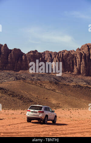 Jordan Wadi Ram Yadan geology, Middle East, Jordan, panorama, Yadan ...