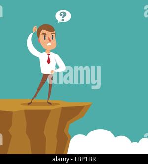 cartoon worried man with speech bubble Stock Vector Image & Art - Alamy