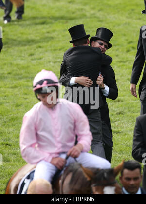 Trainer Aidan O'Brien after winning the Dubai Duty Free Irish Derby ...