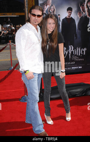 Miley Cyrus The U.S premiere of 'Harry Potter And The Order Of The ...