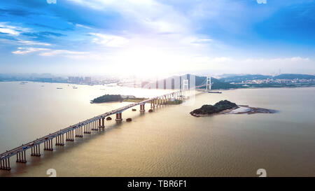The scenery of Humen Bridge in Guangdong Province Stock Photo - Alamy
