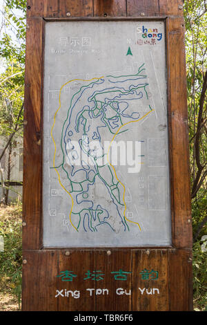 Scenic spot guide signs Stock Photo - Alamy