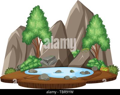 Isolated of hot spring illustration Stock Vector Image & Art - Alamy