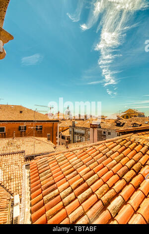 Breathtaking view of the roofs of cityscape of Venice Stock Photo - Alamy