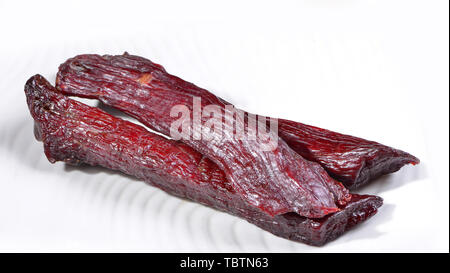 Air-dried hand-torn beef HD picture Stock Photo - Alamy