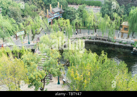 Black Tiger Spring Moat Park, Jinan, Shandong Province Stock Photo - Alamy