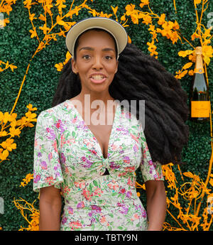 Cipriana Quann attends 12th Annual Veuve Clicquot Polo Classic at ...