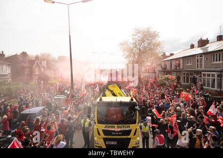 Liverpool Fc homecoming parade Stock Photo - Alamy