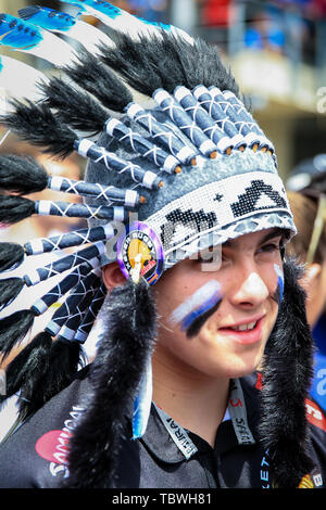 An Exeter Chiefs fan ahead of the Gallagher PREM match at The ...