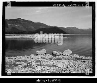 MOUTH OF OPEN SEGMENT, INLET CHANNEL FROM KACHESS LAKE, LOOKING ...