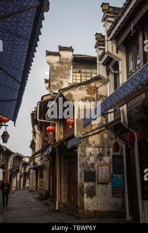 Morning of Tunxi Old Street Stock Photo - Alamy