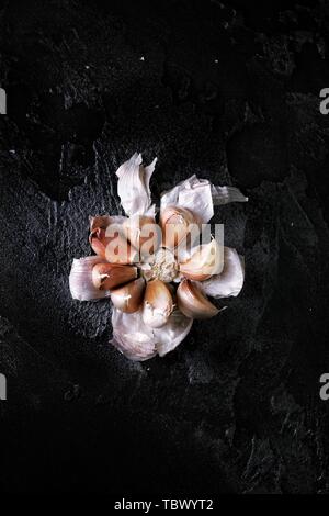 Garlic advertising ideas Stock Photo - Alamy